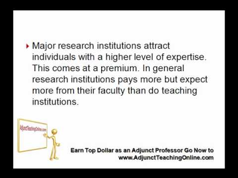 College Professor's Salary