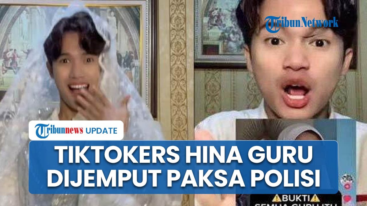 Tiktokers Reizky Kabah yang Hina Guru Akhirnya Dijemput Paksa Polisi, Disoraki Warga saat ...