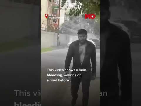 Speeding Car Rams Man Into Drain in Noida | Mo of Everything