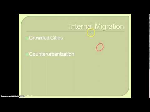 AP Human Geography - Internal Migration