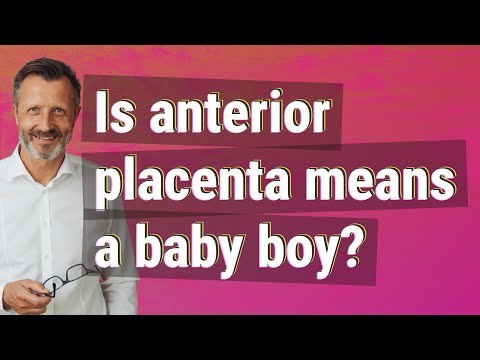 Is anterior placenta means a baby boy?