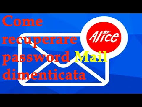 Come recuperare password Alice Mail dimenticata