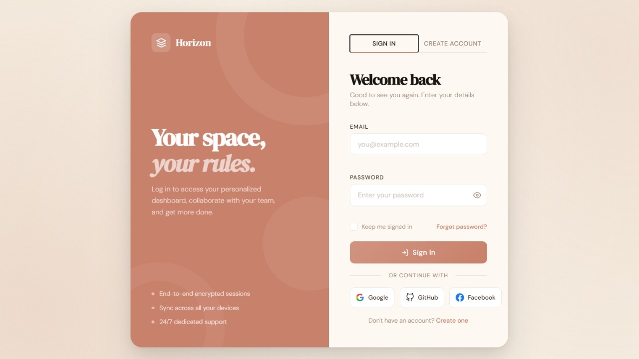 Sign In Login Form Using HTML CSS, JS |#coding #frontendcourse #website #animatedform #programming