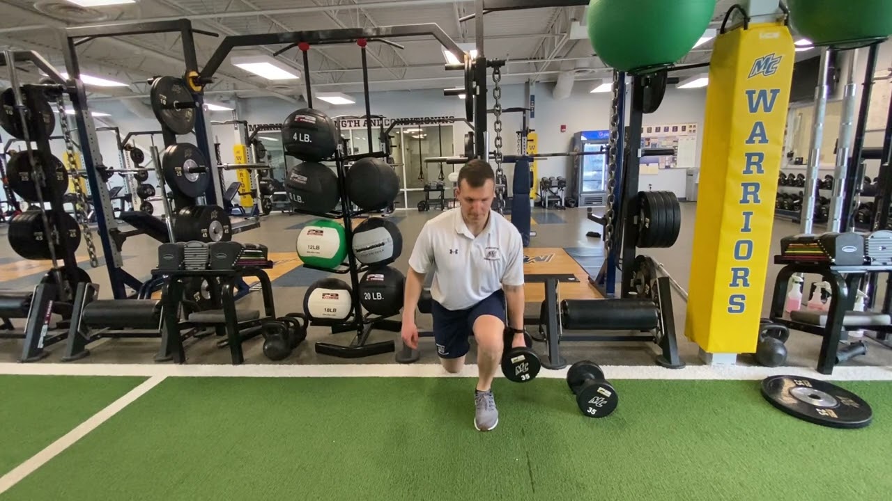 Ipsilateral 1 DB RFE Split Squat