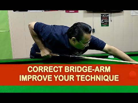 692. Bridge-Arm Mistakes, Watch & Improve Your Bridge-Arm At AQ Snooker Coaching & Training Academy