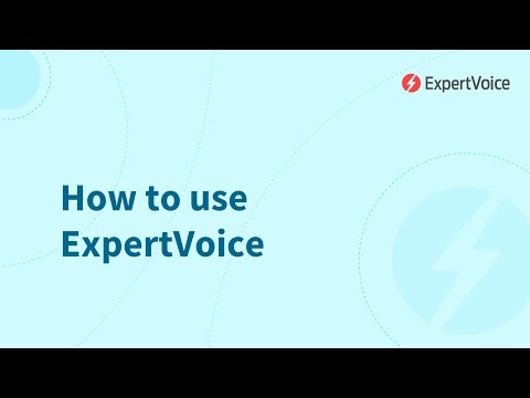 How to use ExpertVoice