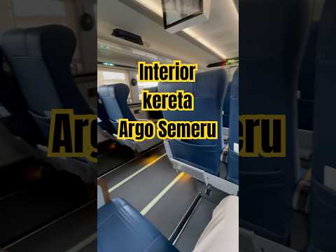 Interior Kereta Argo Semeru Eksekutif #keretaapi #interior #train #shorts