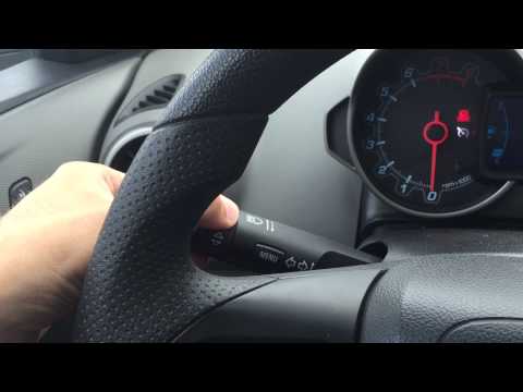 Chevrolet Sonic LT switching tachometer speedometer from kmh to mph