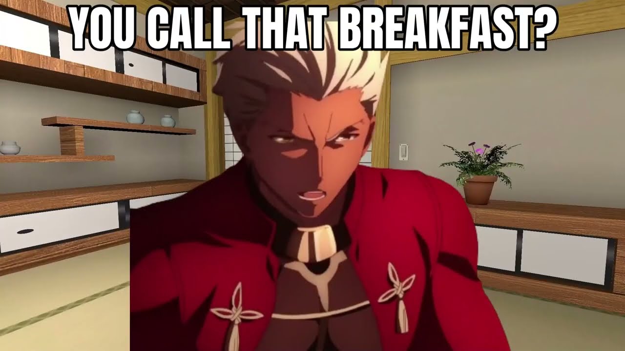 Saber cooks breakfast for Shirou (Reup)