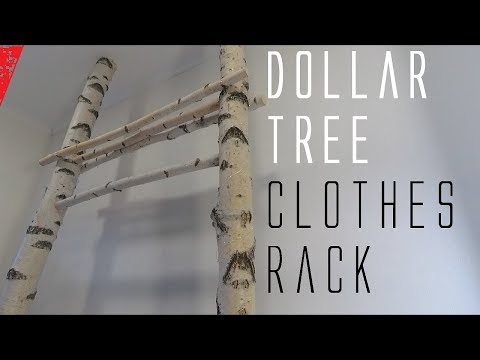 Dollar Tree DIY Clothes Rack