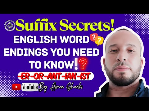 🚀 Discover the Magic of SUFFIXES! | English Word Ending Power 💡