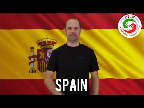 Sign language Spain