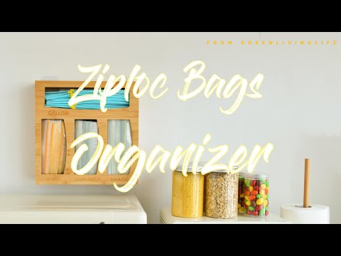 How to Organize Ziplock Bags- Kitchen Organizing Ideas