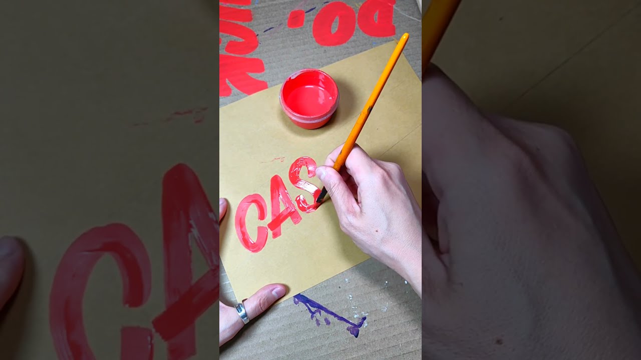Picking Up The Paint Brush Again | Sign Lettering