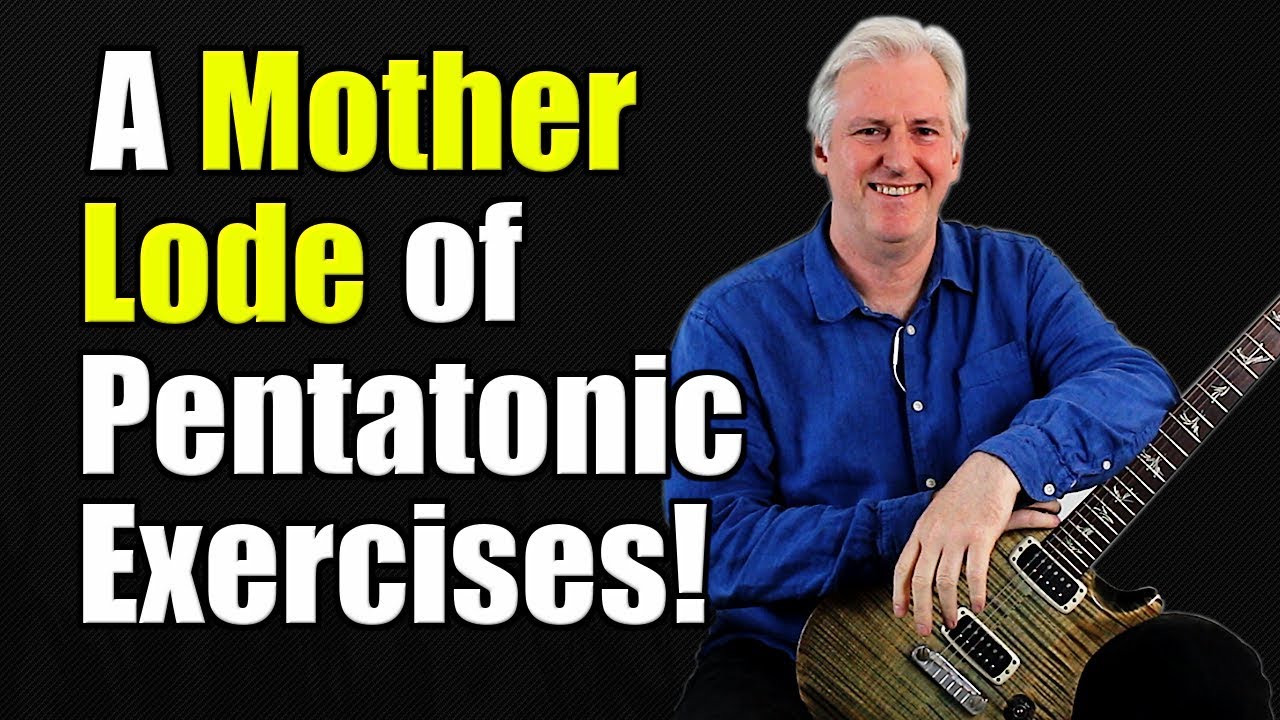 Mother-lode of Pentatonic Exercises Part 1 (with free PDF)