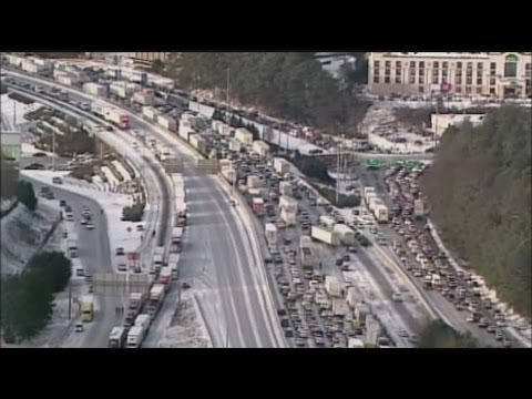 Area couple stranded in snowy Atlanta traffic jam