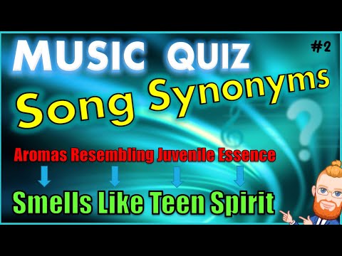 Song Synonyms #2 | Music Quiz |