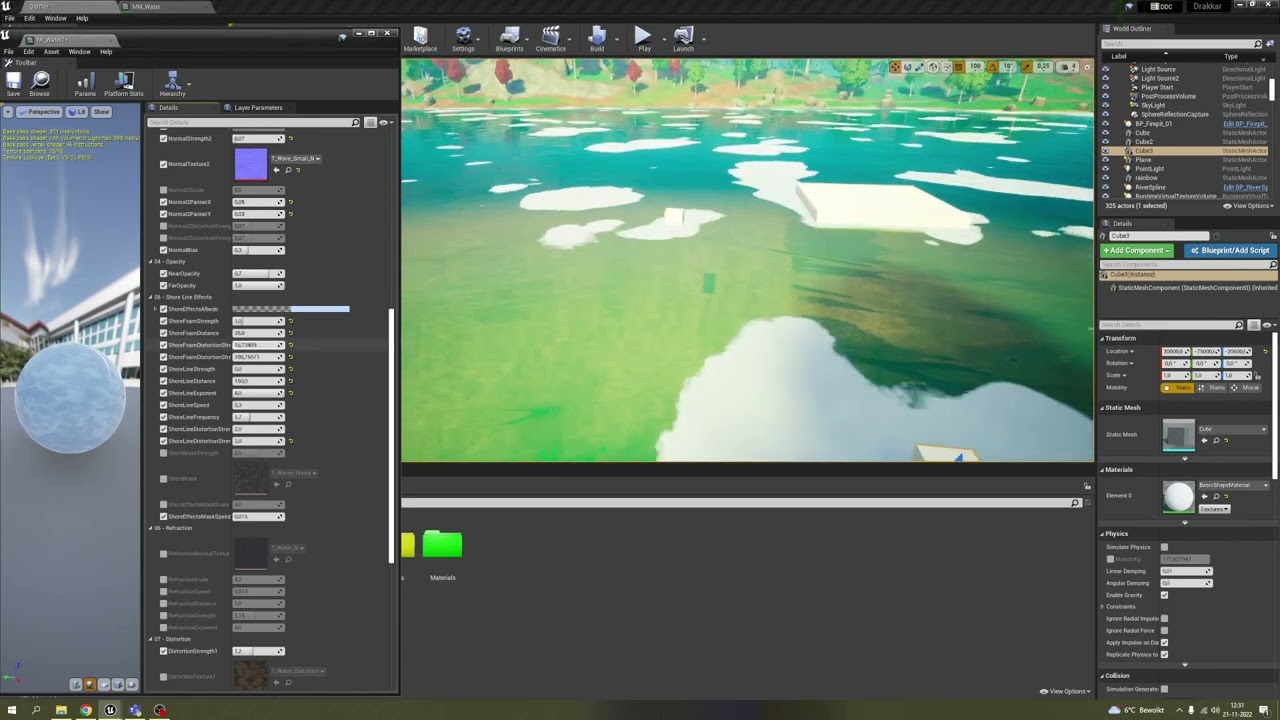Stylized Water Shader Showcase