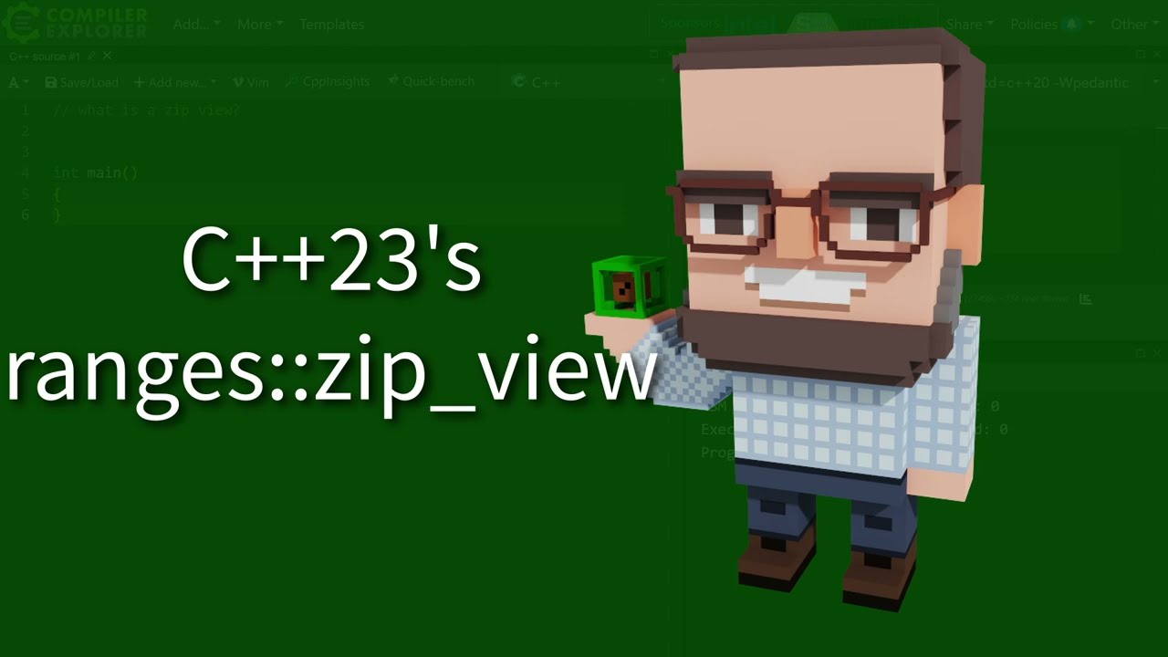 C++ Weekly - Ep 398 - C++23's zip_view #cpp23 #cplusplus