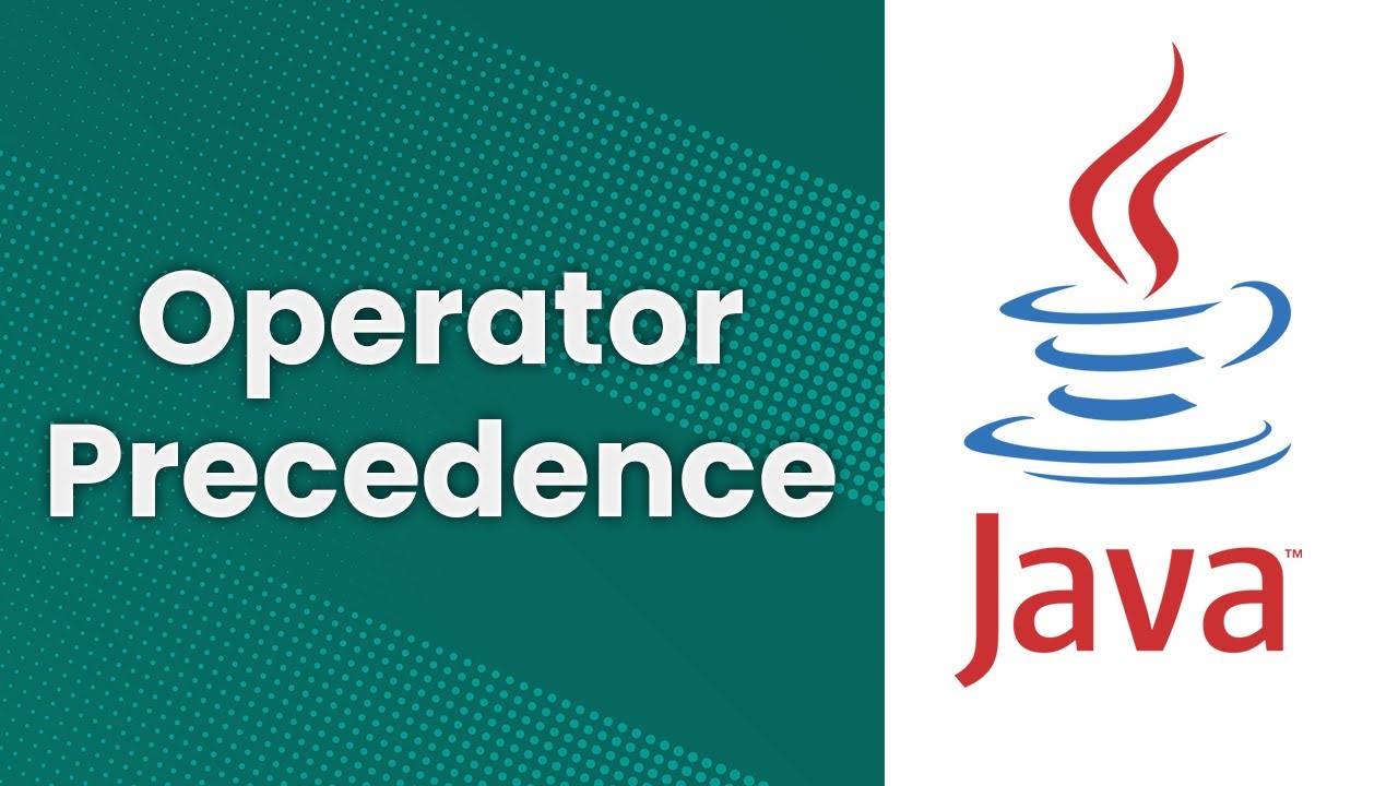 Operator Precedence / Order Of Operation (Java Tutorial)