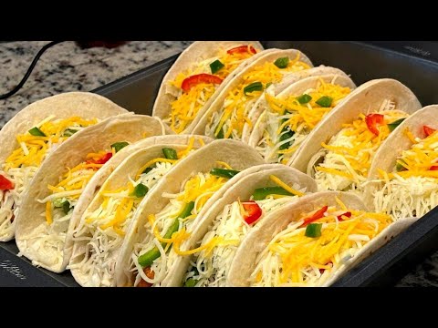Best Snacks Soft Chicken Tacos/Maxican food/sandwiches/trotilla sandwiche/Taco Recipe