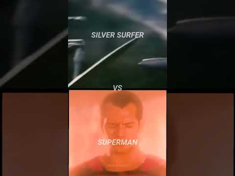 SILVER SURFER VS SUPERMAN #shorts #hero studioz's
