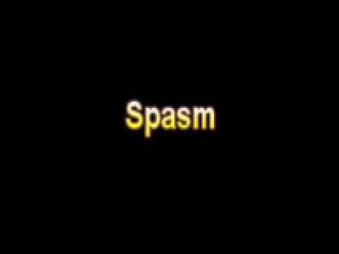 What Is The Definition Of Spasm Medical School Terminology Dictionary