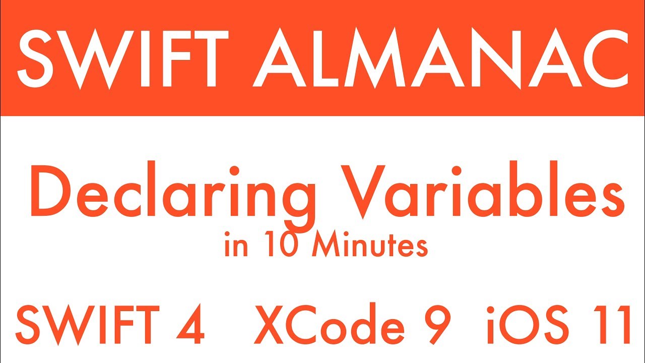 Declaring Variables and Constants in Swift