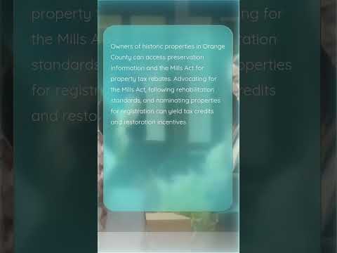 Mills Act: The Best Incentive for Residential Property Owners