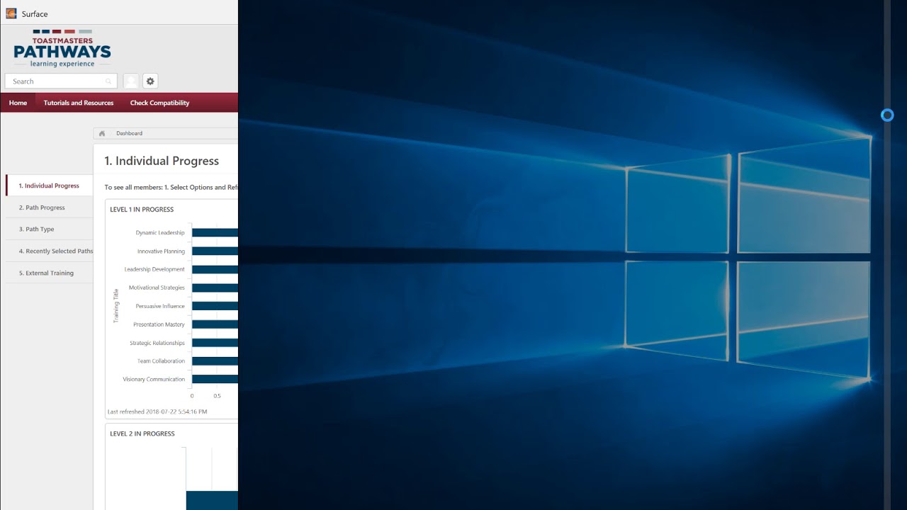 Tracking Member's Progress in Pathways