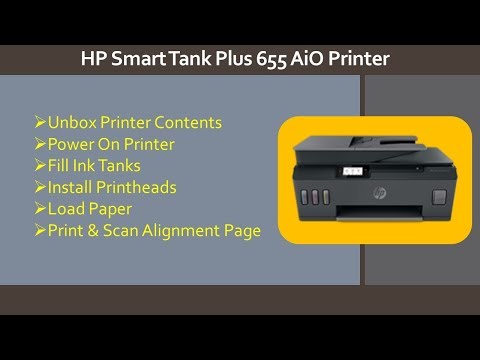 HP Smart Tank Plus 500 & 600 Printer series : Unbox, Fill Ink Tanks, Install Printheads/Paper
