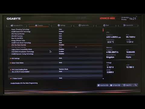 How To Manage CPU Flax Ratio Override In Gigabyte Eagle Series Motherboard