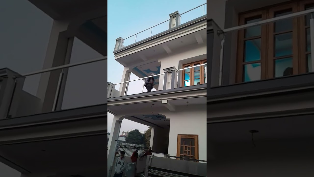 HPL and CNC Backlit Jali installed at Front Elevation in Clement Town, Dehradun #fabrication