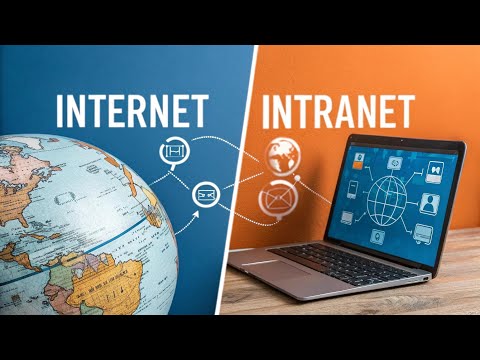 🌐 Internet vs. Intranet | Key Differences Explained 🔐
