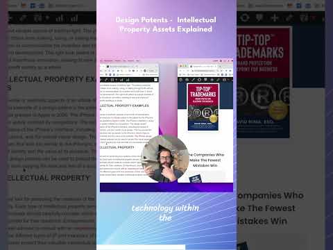 Design Patents -  Intellectual Property Assets Explained