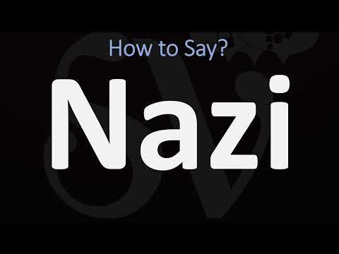 How to Pronounce Nazi? (CORRECTLY)