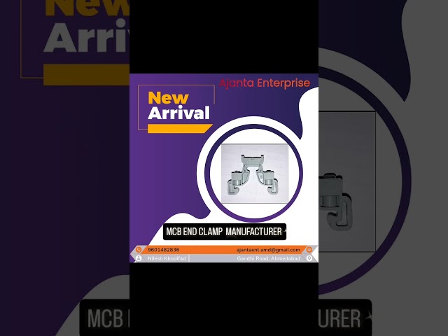 Mcb End Clamp - SCKN End Clamp Manufacturer from Ahmedabad