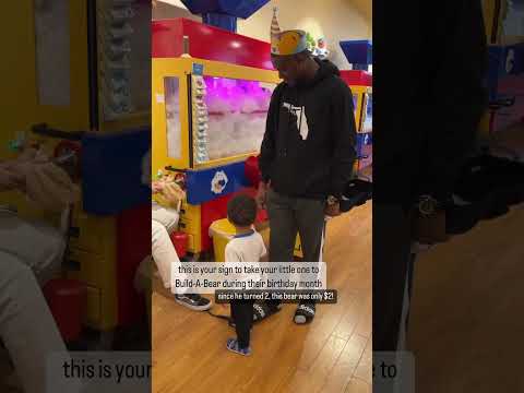 Birthday build a bear #buildabear #orlando #birthdaybear
