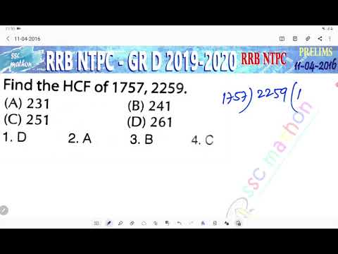 Find the HCF of 1757 2259