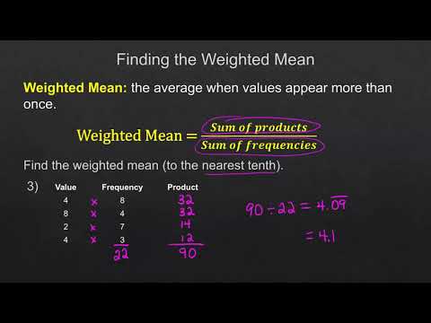 5-2 Mean and Weighted Mean