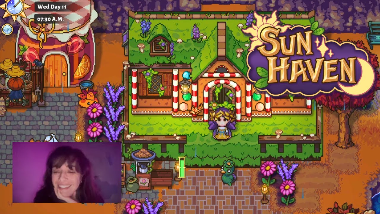 Sun Haven is better than Stardew Valley? 👩🏻‍🌾 (house + farm tour)