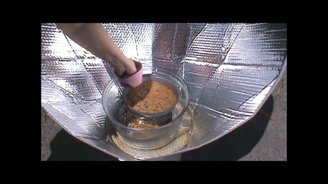 How to Bake Cookies in a Solar Oven Video #26