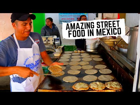 BEST MEXICAN STREET FOOD in GUADALAJARA, MEXICO | Crazy DROWNED sandwich, CHEESY tacos + BIRRIA