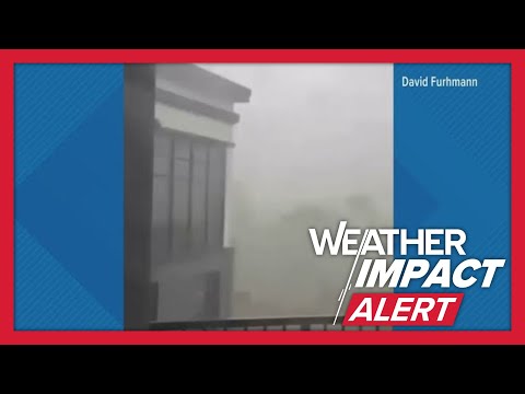 St. Louis tornado, storm damage caught on camera