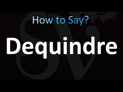 How to Pronounce Dequindre (correctly!)