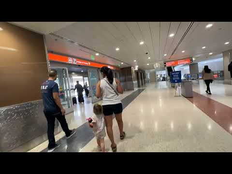 Las Vegas AirPort from T1 to passenger pickup short term parking.