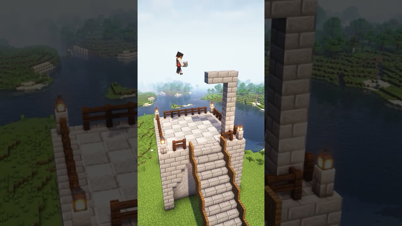 Medieval Lighthouse | Tutorial | Timelapse build #build #cinematics #minecraft #timelapse #tutorial