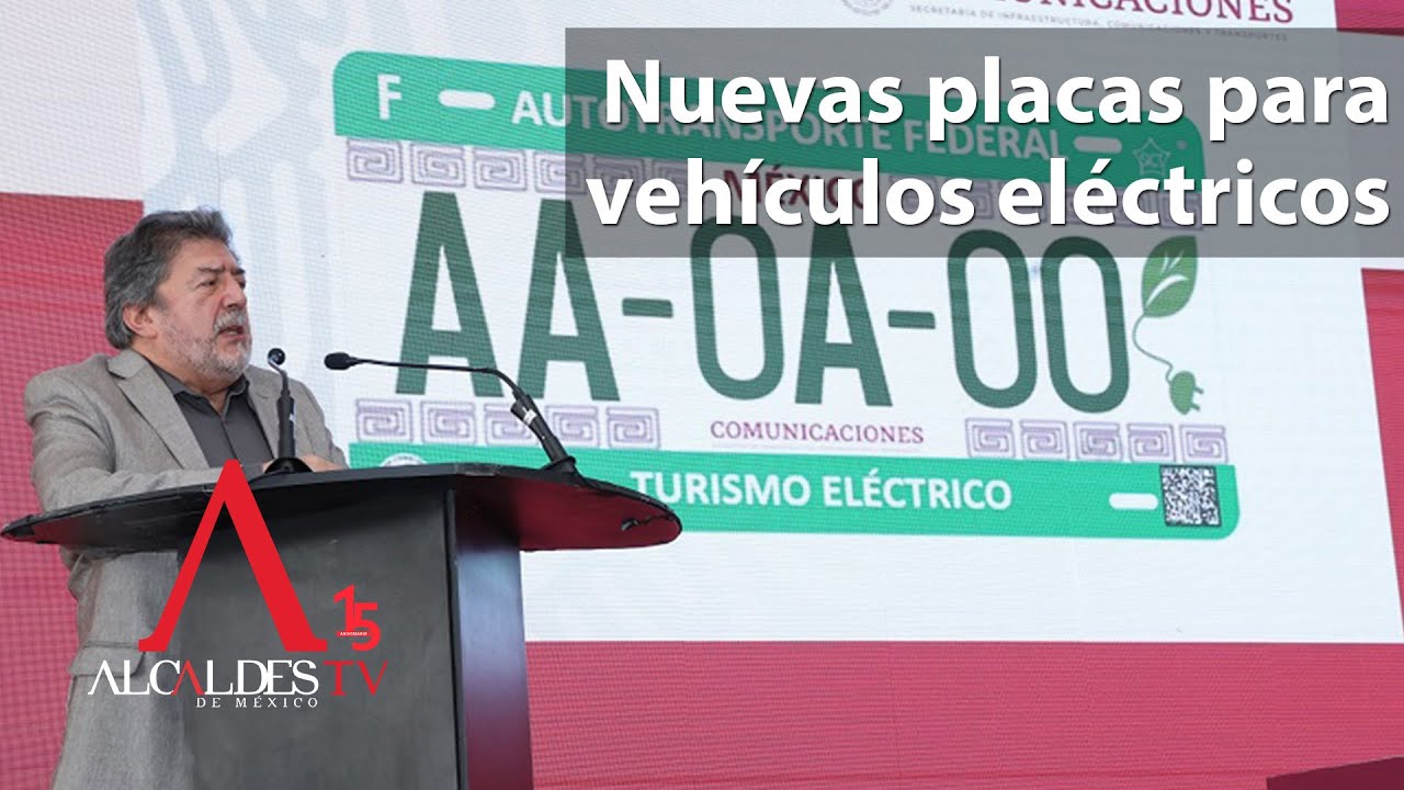 Nuevas placas para vehículos eléctricos