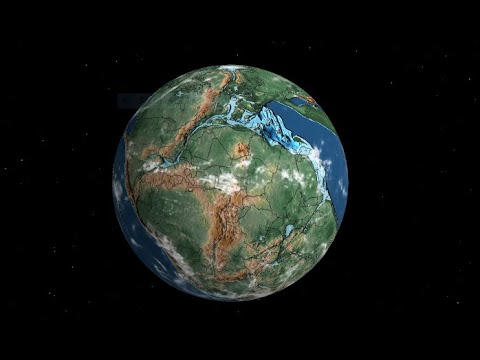 Exploring the Interactive Earth Map - 750 Million Ago...