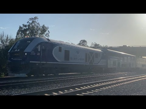 AMTRAK P.S. #2120 Passing by Pioneer Blvd